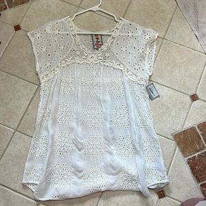 Johnny Was | Tops | Johnny Was White Blouse Brand New With Tag | Poshmark